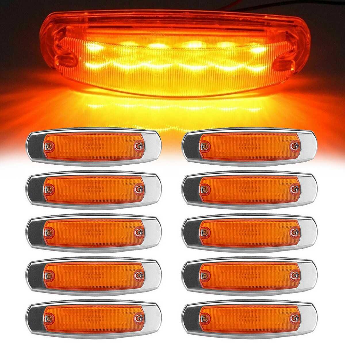 Peterbilt Marker Lights Trux Peterbilt 579/567/587 Driver Side Clear