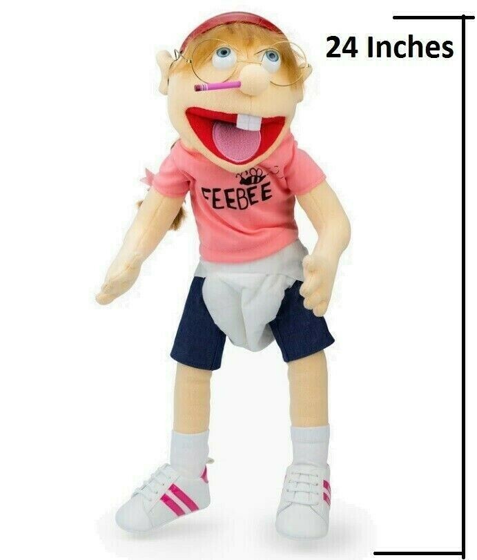 FEEBEE JEFFY'S Sister PUPPET Original Super Mario Logan FREE DELIVEY UK ...