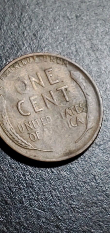 Very Rare 1941 Lincoln Wheat 1 Cent Multiple Errors Missing Obverse and ...