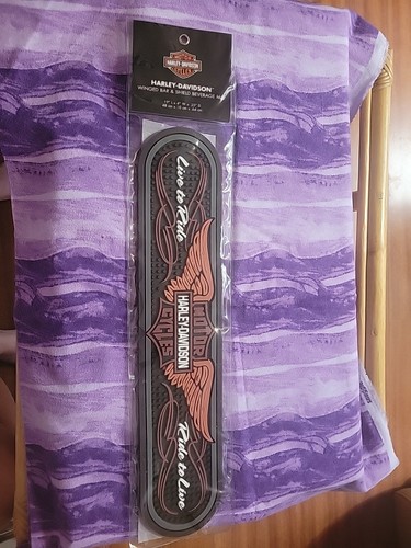 Harley-Davidson Winged Bar & Shield Beverage Mat | eBay
