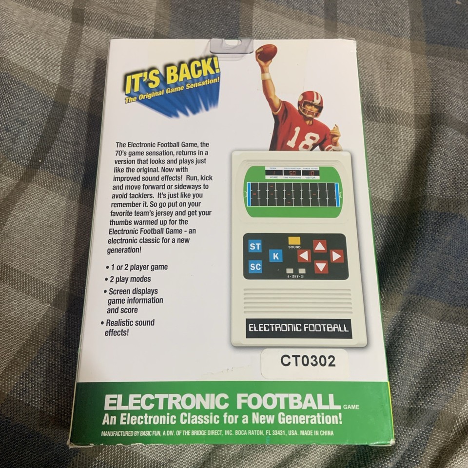 New Old Stock 2014 Mattel Electronic Football Handheld console | eBay