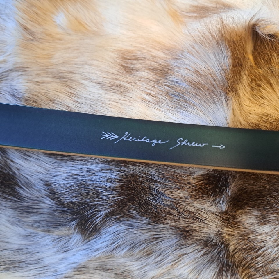 Shrew Bows 52in 40lbs Right Hand Longbow Micarta White Ebony Green | eBay