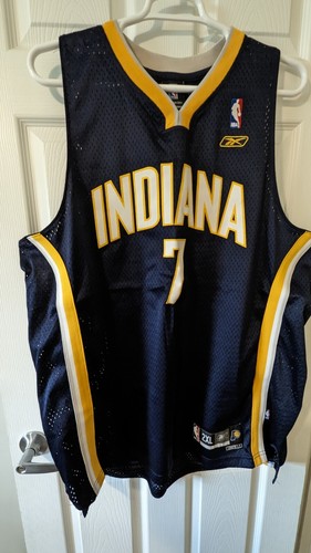 Vintage Indiana Pacers Jersey #7 Jermaine O'Neal 2XL XXL Blue | eBay