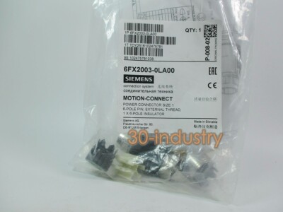1PCS NEW FOR SIEMENS 6FX2003-0LA00 Power 6-pin M23 Aviation Plug ...