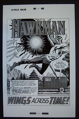 Original Production Art HAWKMAN #2, splash page, MURPHY ANDERSON art | eBay