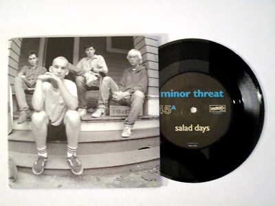 MINOR THREAT SALAD DAYS EP 7" SINGLE VINYL Ian MacKaye | eBay