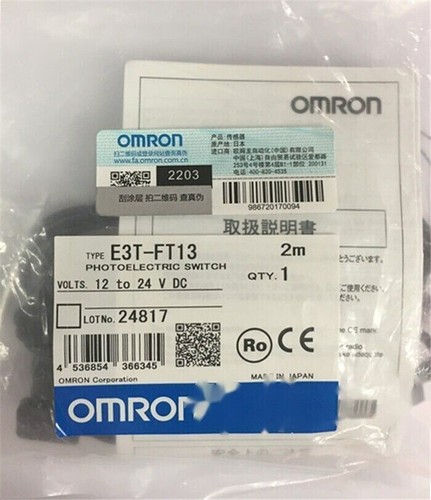 Omron E3T-FT13 Photoelectric Switch Sensor E3TFT13 New In Box E3T-FT13 ...