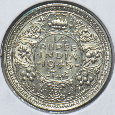 India British 1945 B 1/4 Rupee 294116 combine shipping | eBay