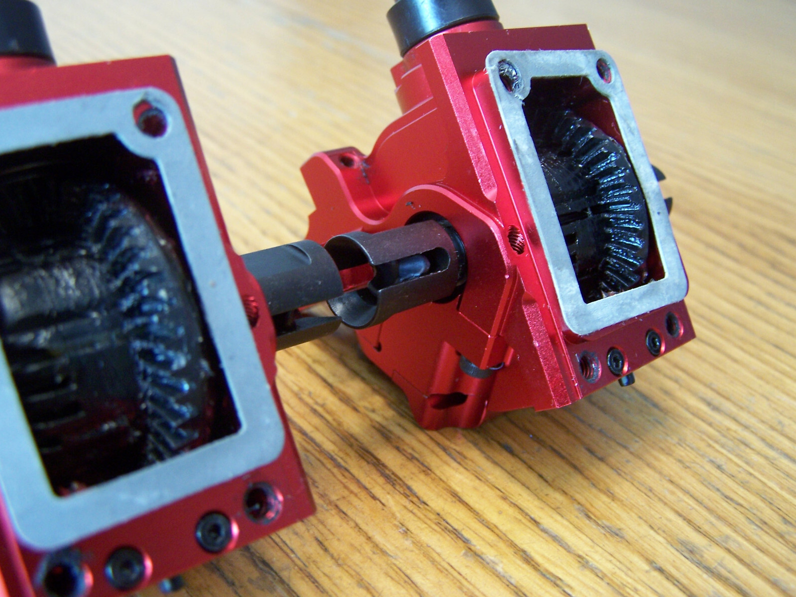 Arrma Kraton 6s BLX EXB Front & Rear Differential Diff GP4 Red Aluminum Gearbox | eBay