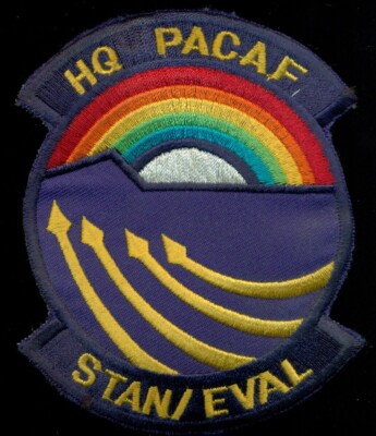 USAF HQ PACAF Standards And Evaluation Patch K-7 | eBay