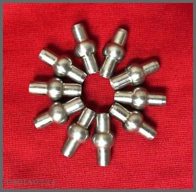 MS20663-C6 Loos 3/16" CRS Double Shank Ball Cable Terminal End Lot of ...