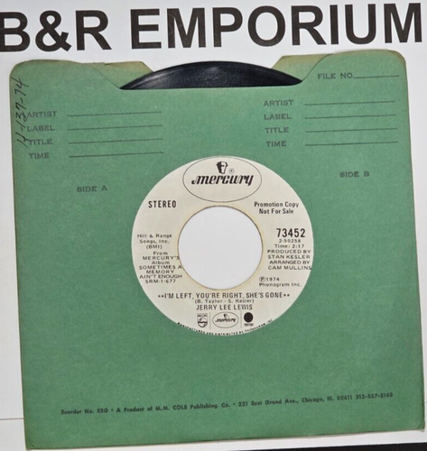 Jerry Lee Lewis: I'm left, You're Right, She's Gone/I've Fallen To The ...