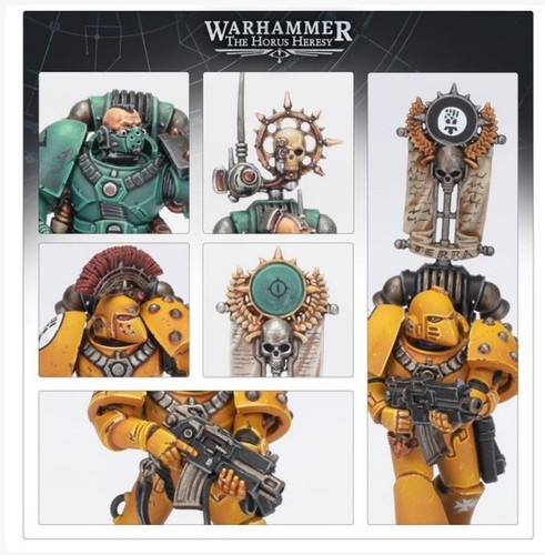 Warhammer 30K Horus Heresy MK VI Tactical Squad x5 Space Marines 40k ...