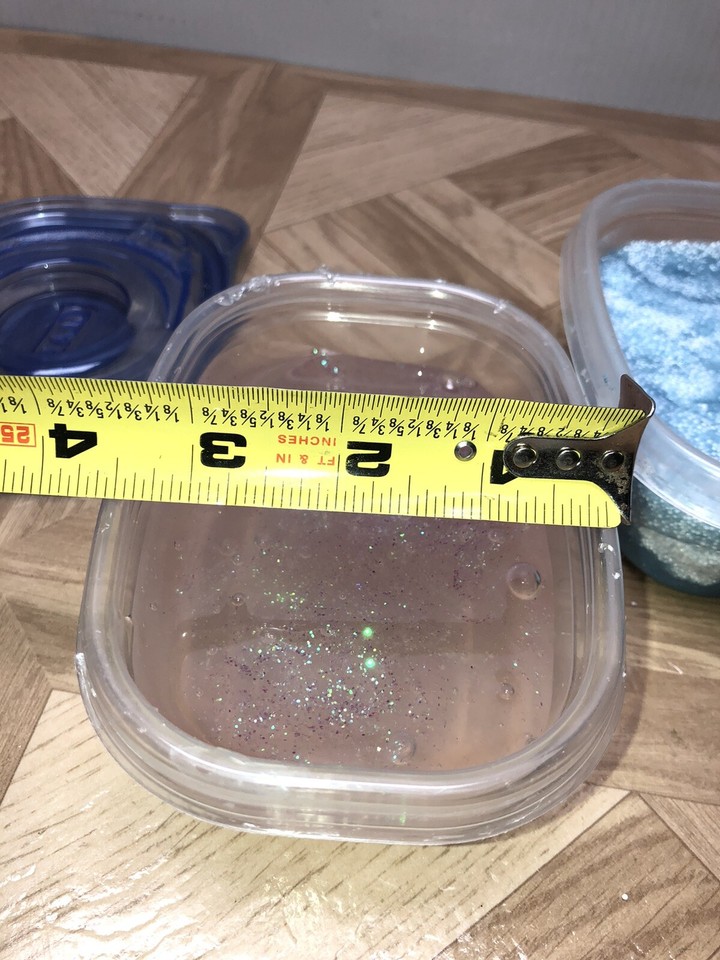 2) SLIME Glitter W Add Ins Mix Color Aqua Metallic Green HomeMade 14oz ...
