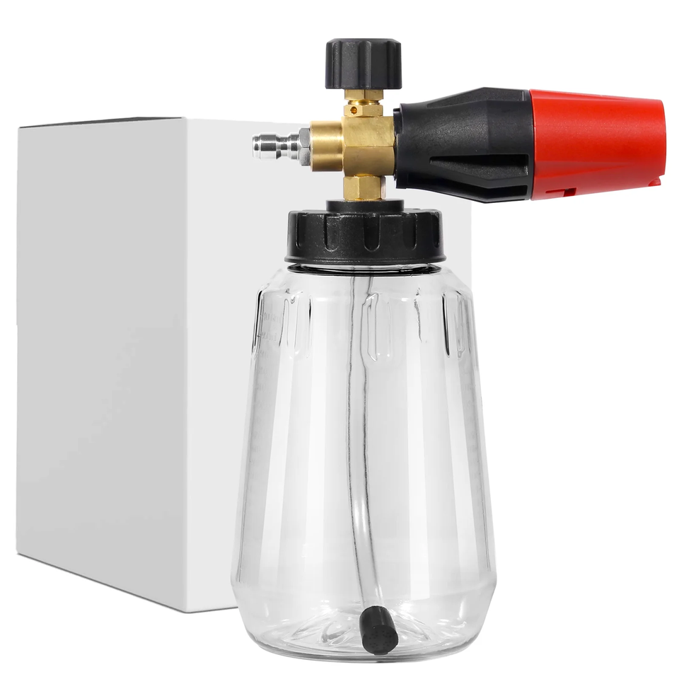 1/4" Snow Foam Cannon Gun Car Wash Soap Lance Sprayer Pressure Washer ...