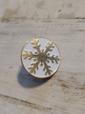 Mercy Flight Medical 2003 snowflake lapel enamel Pin kz | eBay