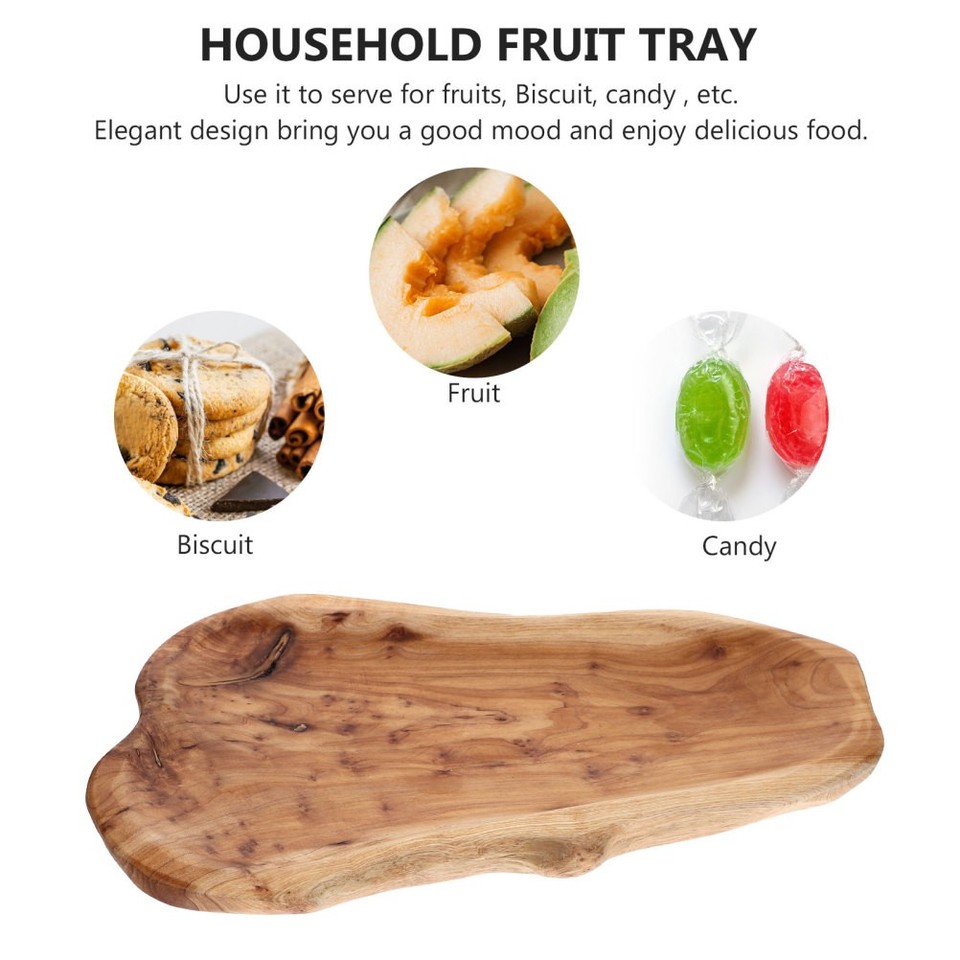 Multi-functional Bamboo Tray Reusable Bamboo Plate Fruit Serving Tray ...