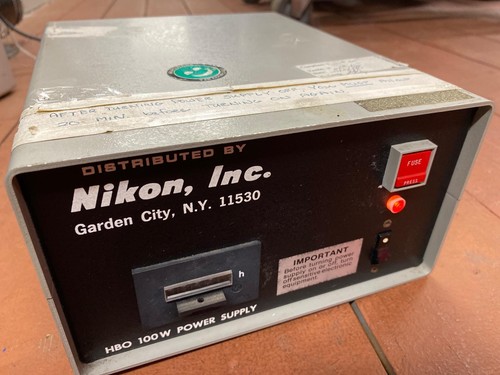 Nikon 78591 HBO LAMP POWER SUPPLY For MICROSCOPE 120VAC 100Watt | eBay