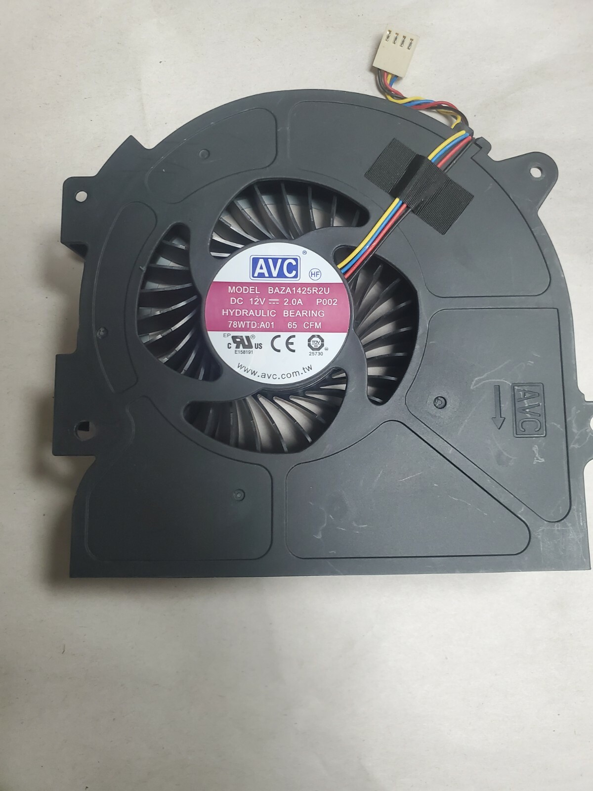 Dell OEM XPS 27 7760 /Precision 5720 All-In-One CPU Chassis Cooling Fan ...