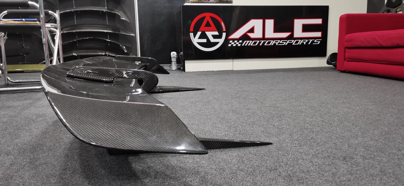 Carbon Fiber Swan Neck Rear Wing Fit For Nissan GTR R35 (FOR STOCK REAR ...