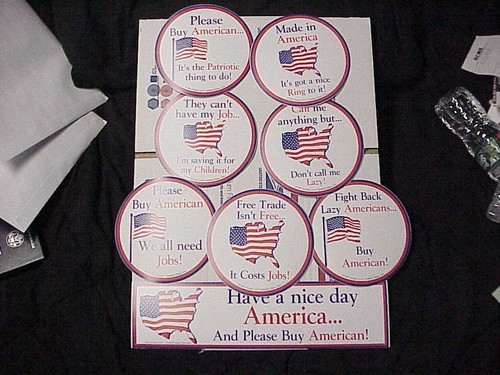 Buy American - America First Bumper Stickers * 18 pack * 18 Different ...
