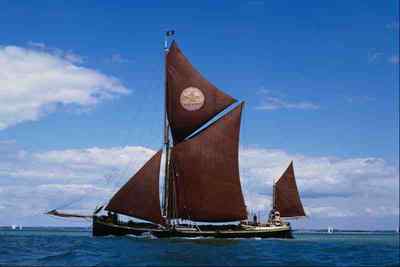 metal sign 615085 thames barges mirosa solent a4 12x8 aluminium | eBay