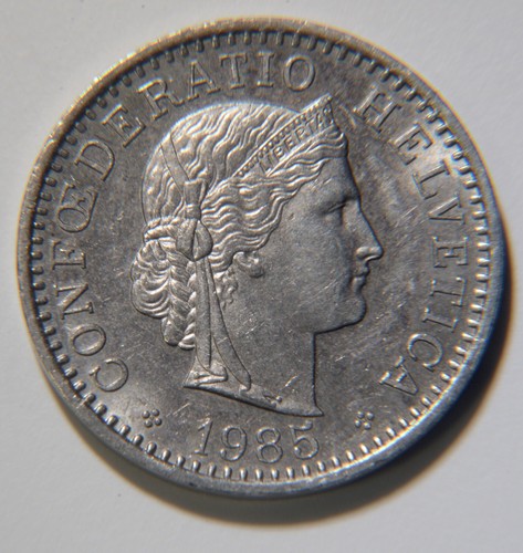 Switzerland 20r. Coin KM#29a Europe 1985 | eBay