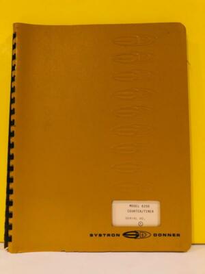 Manuals & Books - Systron Donner Model