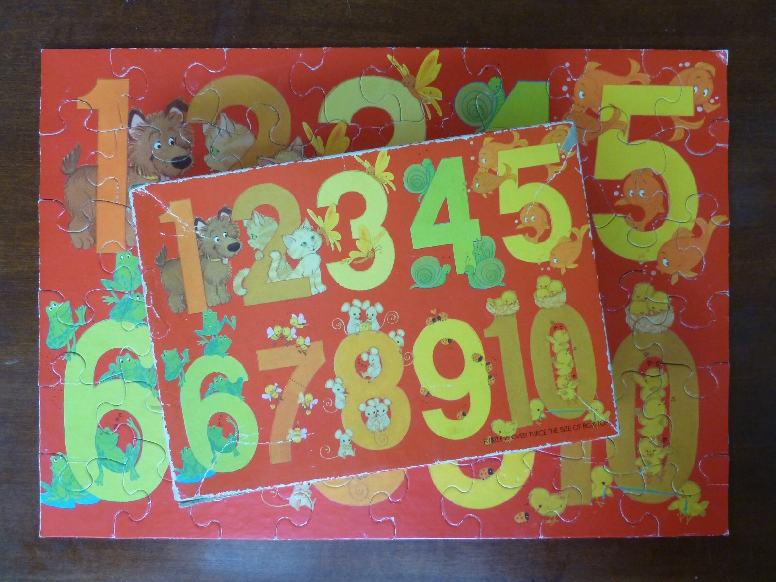 Number Fun SPRINGBOK 48 Pcs Childrens Jigsaw Puzzle COMPLETE ...