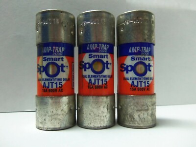 New Lot Shawmut AJT15 Amp Fuses Smart Spot LPJ 15SP Class J | eBay