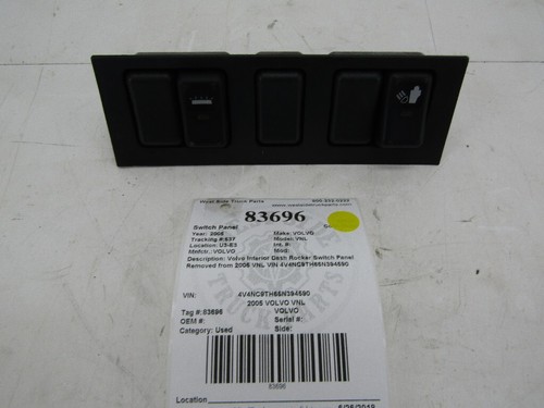 Volvo Interior Dash Rocker Switch Panel Removed from 2005 VNL | eBay