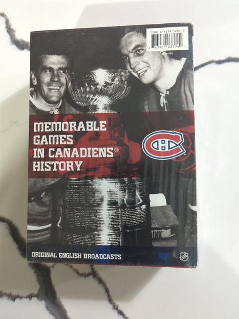NHL - Greatest Games in Montreal Canadiens History (DVD, 2008, 10-Disc ...