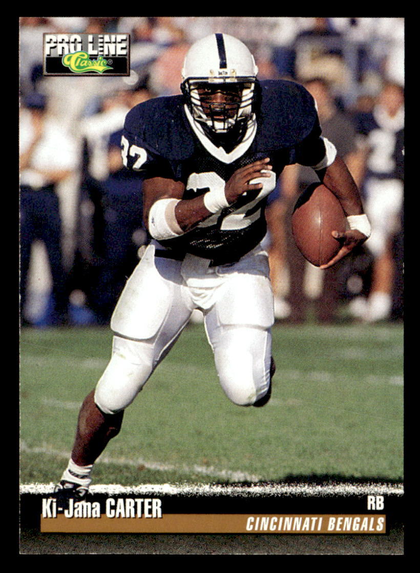 Ki-Jana Carter 1995 Pro Line Rookie Card #121 Penn State | eBay