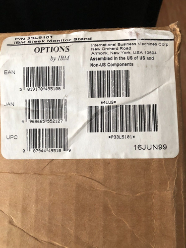 Vintage IBM SLEEK MONITOR STAND Brand New Sealed | eBay