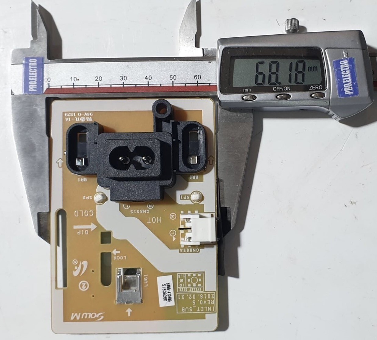 PSU alimentation TV Samsung UE43NU7125K INLET_SUB REV0.5 BN96-47048A | eBay