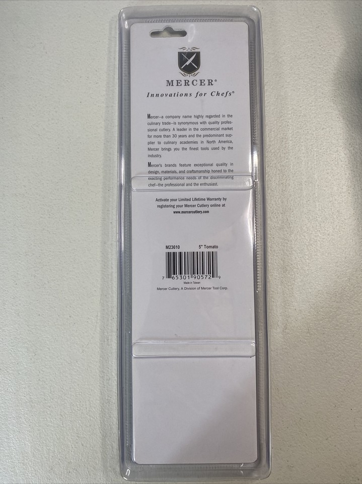 Mercer Renaissance 5" Forged Riveted Tomato Knife New 765301905729| eBay