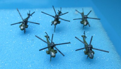RAF Sea King Helicopters x5 by Cap Aero, Scale 1/1250 Scale Waterline ...