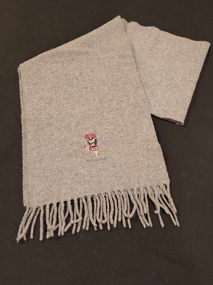 Ralph Lauren Vintage Polo Bear Cheerleader Scarf | eBay