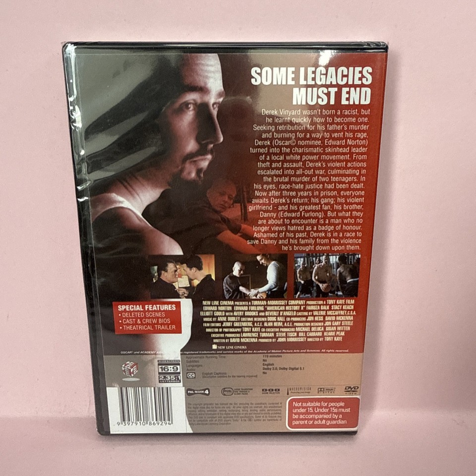 BRAND NEW! American History X - DVD R4 Movie Sealed Disney | eBay