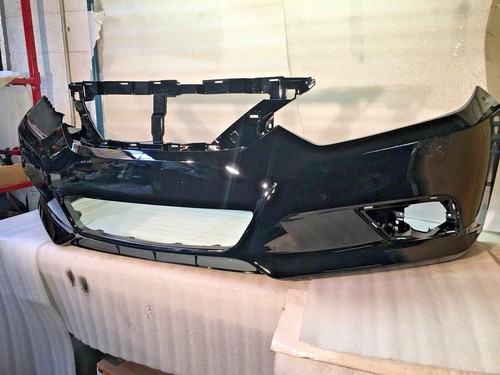 16 17 18 NISSAN ALTIMA FRONT BUMPER OEM PAINTED SUPER BLACK 620229HS0H ...