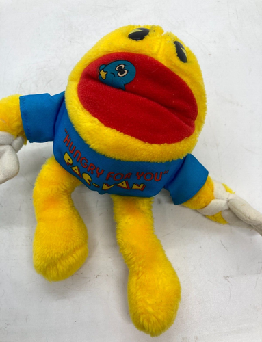 PAC-MAN Vintage Knickerbocker Hungry For You Plush Toy | eBay Australia