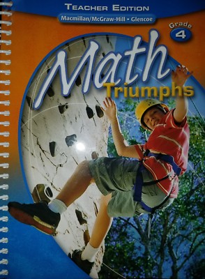 Math Triumphs Grade 4 Teacher's Edition Spiral Bound Whitney Frances ...