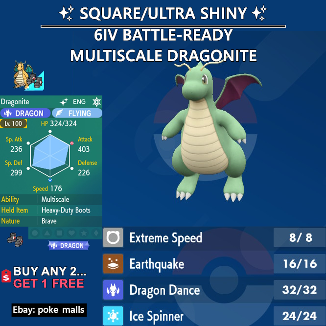 Shiny Dragonite
