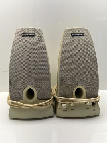Vintage harman/kardon HK195 Stereo Computer Speakers | eBay