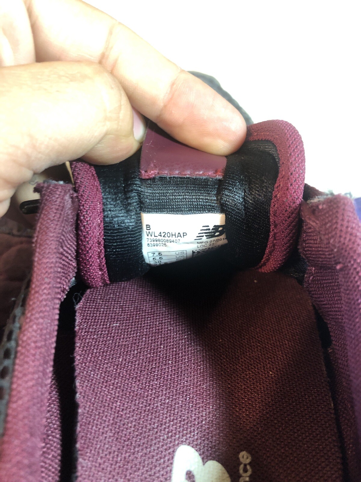 New Balance Heidi Klum Classics 420 Maroon Snake Prin… - Gem