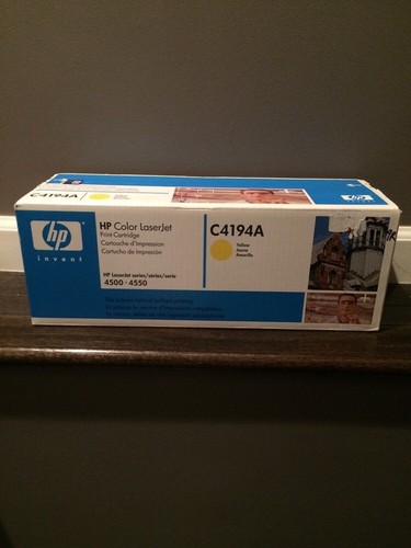 HP C4194A Toner Cartridge (Yellow) New & Sealed | eBay