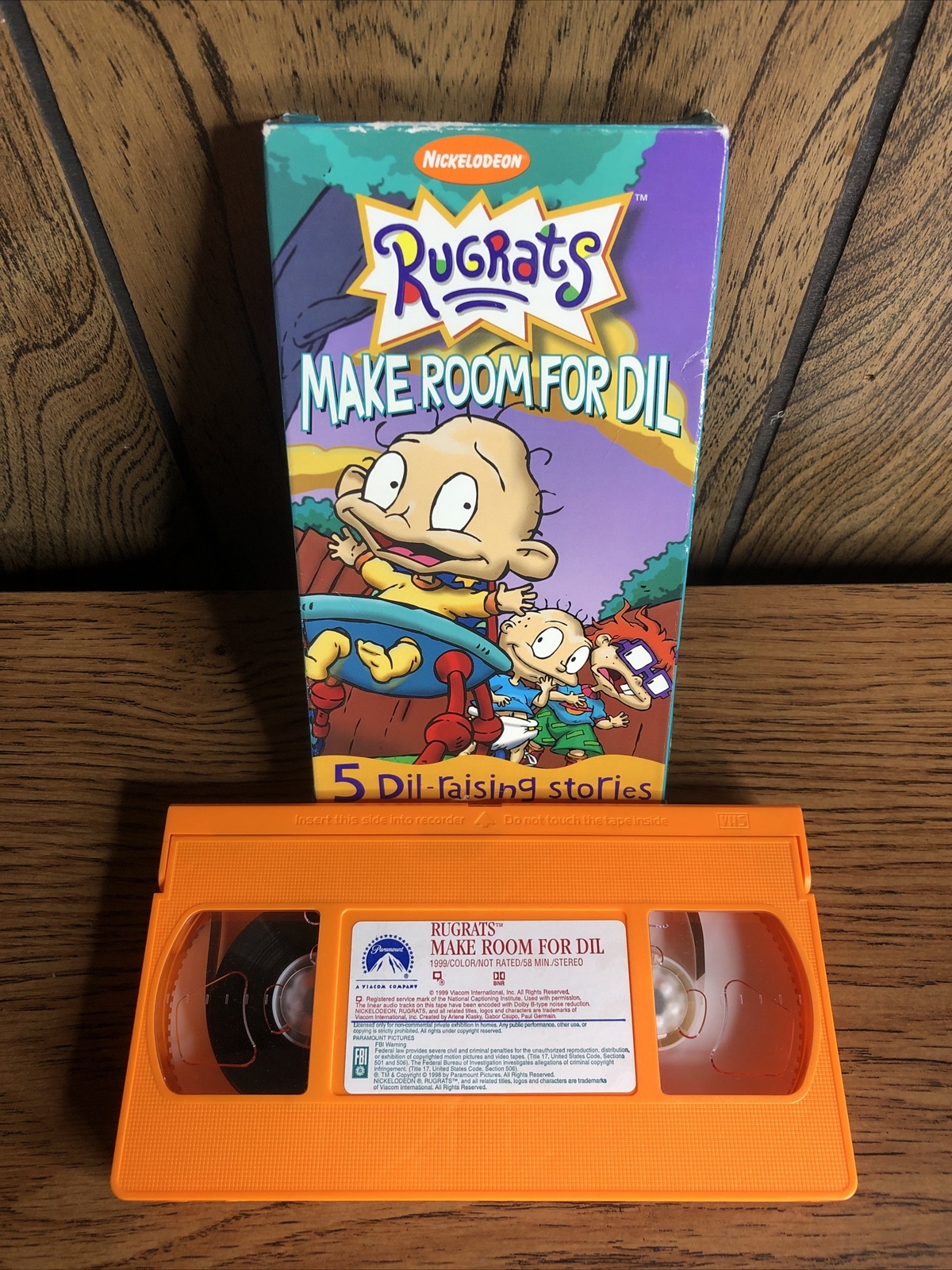 Nickelodeon Rugrats Make Room For Dil VHS | Grelly USA