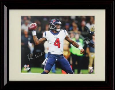Unframed Deshaun Watson - Houston Texans Autograph Promo Print ...