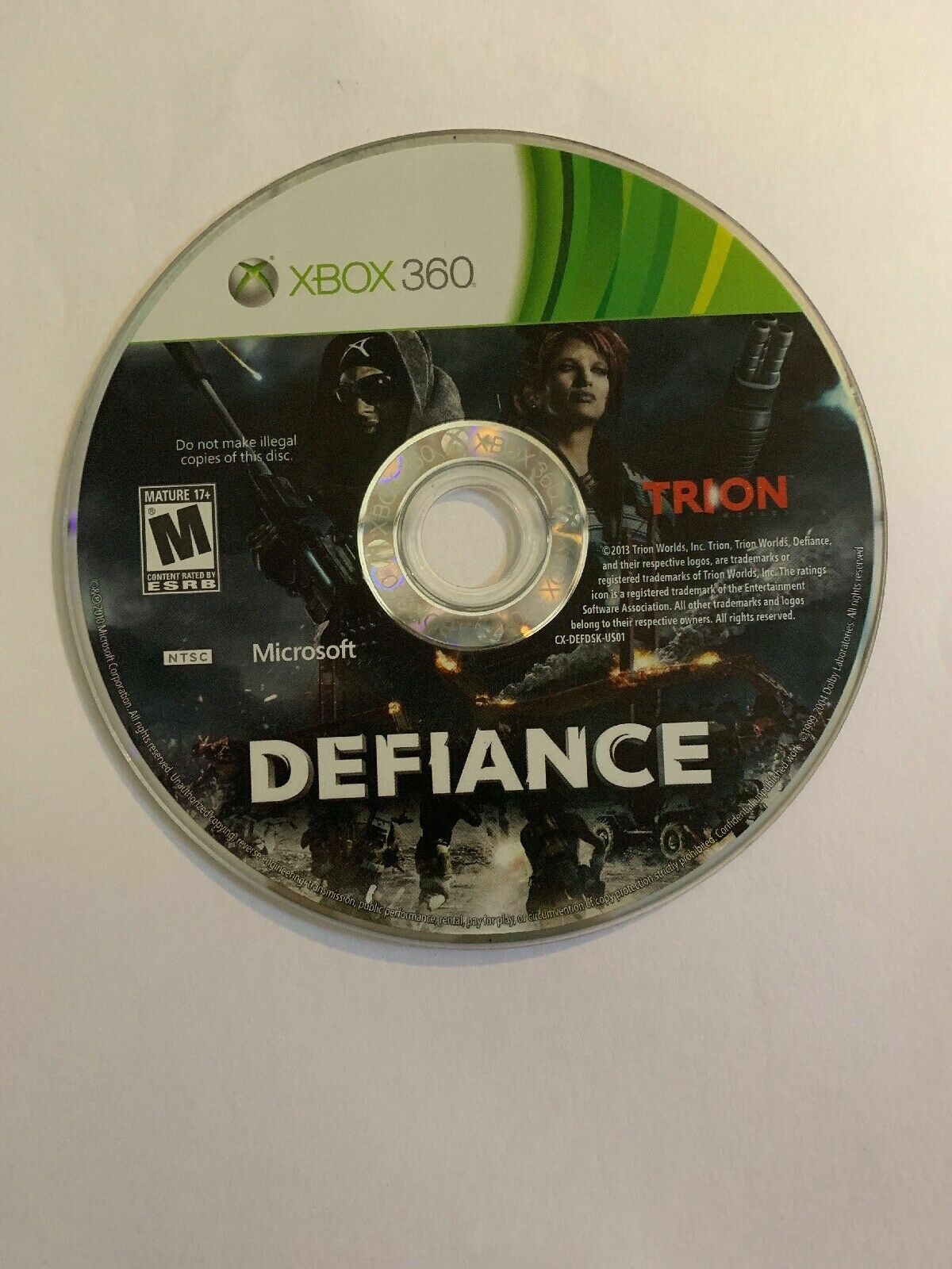 DEFIANCE - XBOX 360 - GAME ONLY - FREE S/H -(G2) | eBay