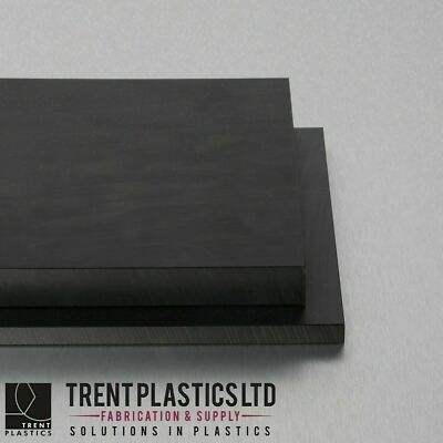 ACETAL Sheet BLACK Copolymer Delrin Plate POM C Engineering Plastics ...